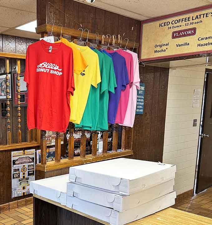 Bill's merch in rainbow colors proves that donut love transcends all boundaries and brings everyone together beautifully.