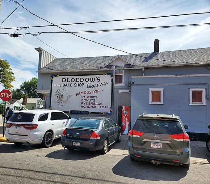 When the parking lot looks like this, you know the donuts inside are worth every mile of the journey.
