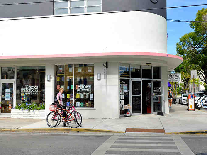 The corner location makes it easy to spot this literary gem as you stroll through Key West's cultural district.