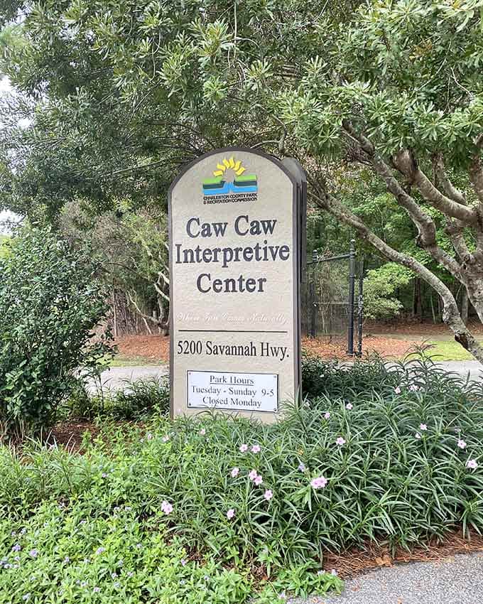 The welcoming sign at 5200 Savannah Highway marks the entrance to your next great adventure, conveniently located and surprisingly close to home.