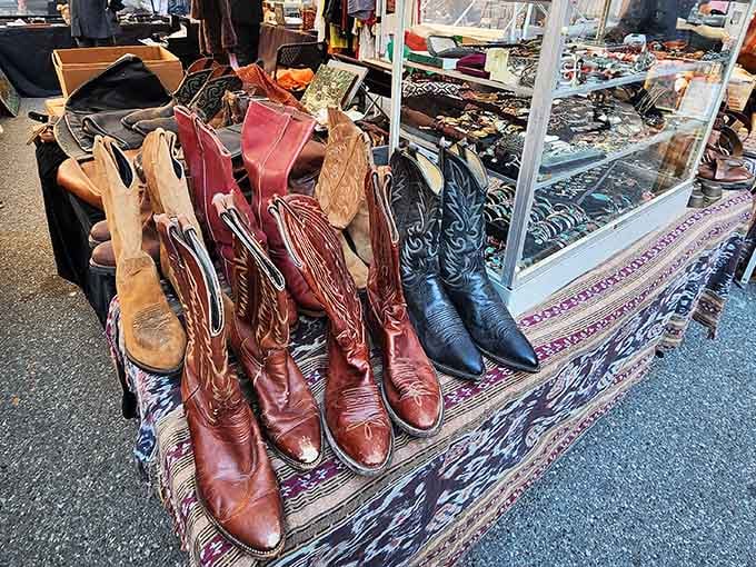 Cowboy boots stand ready to add Western flair to your style, because sometimes New York needs a little ranch energy.