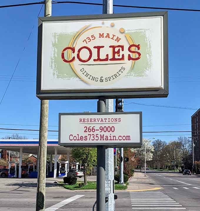 That sign on Main Street marks the spot where national acclaim meets genuine Lexington dining excellence.