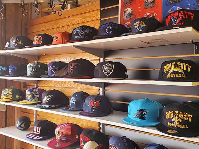 Sports caps representing every team imaginable, letting you rep your favorites without breaking the bank.
