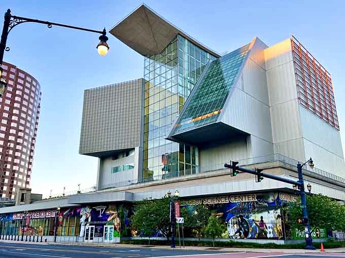 The building itself is a work of art, beckoning curious minds to discover what scientific wonders await inside.