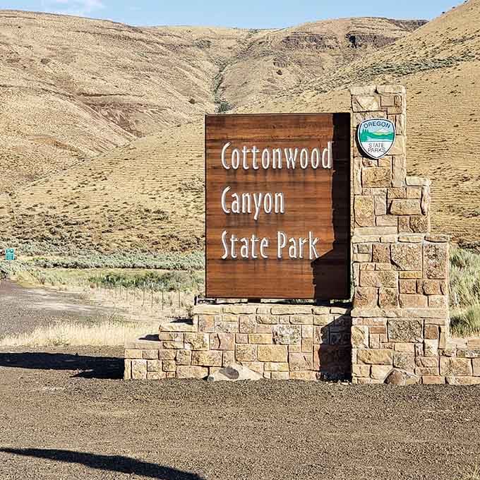 The park entrance welcomes visitors to Oregon's high desert wonderland, where crowds are scarce and natural beauty runs absolutely wild.