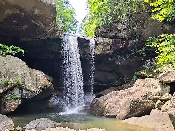 Eagle Falls may be smaller than its famous neighbor, but this delicate cascade proves that sometimes the opening act steals the show.