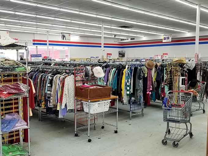 The Salvation Army Thrift Store offers treasure hunting for bargain lovers who know one person's castoff is another's perfect find.