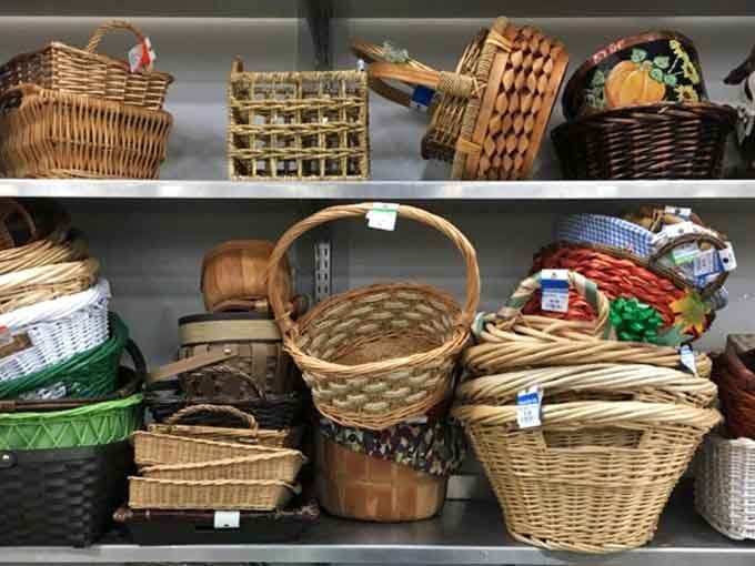 Baskets galore for organizing your life, or at least pretending you're going to start organizing it soon.