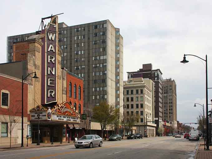 Downtown Erie where historic buildings and modern life coexist peacefully, creating streetscapes worth exploring on foot all day long.