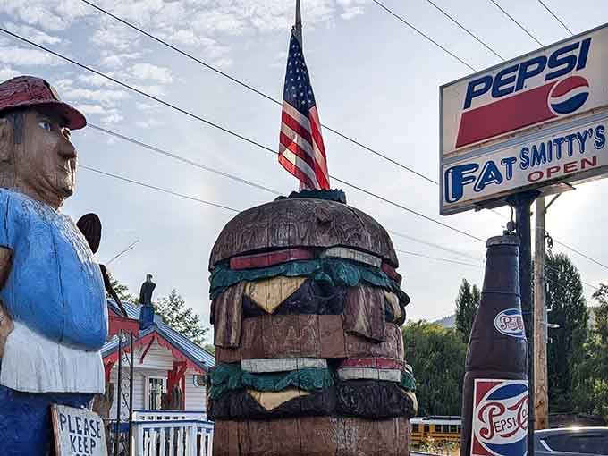 You can't miss this place from the road, and honestly, why would you even want to try?