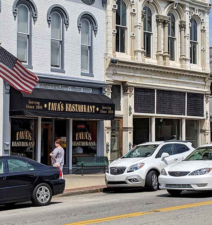 Historic downtown Georgetown architecture housing one of Kentucky's most delicious secrets since forever.