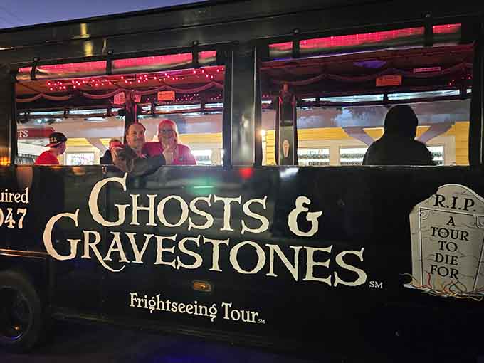 The "Frightseeing Tour" tagline perfectly captures the blend of education and entertainment that makes this experience genuinely worthwhile for everyone.