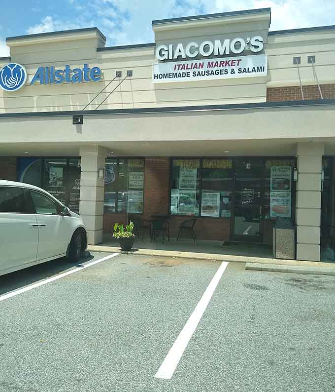 Plenty of parking spaces for your car and your appetite, both of which will need room to maneuver here.