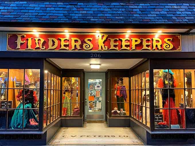 Vintage shopping where one person's castoffs become your treasure, and your wallet doesn't require emergency resuscitation afterward.