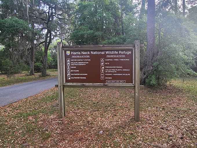The welcome sign promises adventures that your GPS never mentioned and your coworkers don't know about.