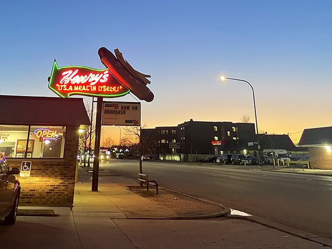 As the sun sets on Ogden Avenue, that iconic sign reminds you some traditions are worth keeping forever.