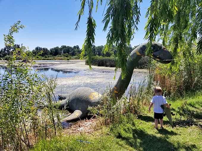 Discovering that dinosaurs make the best climbing companions, especially when they never complain about sticky fingers or muddy shoes.