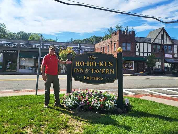 When a sign this charming greets you, you know you've found something special worth celebrating.