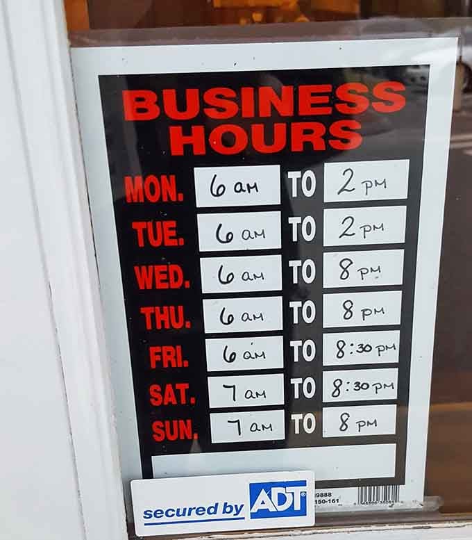 Hours that accommodate early risers and late sleepers alike, because everyone deserves access to exceptional breakfast food.