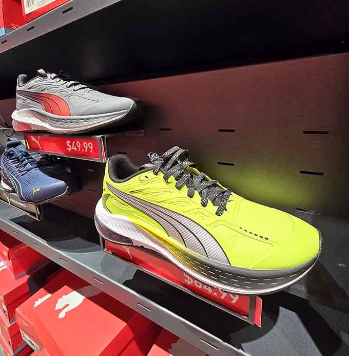 Sneakers in eye-catching colors prove that comfortable footwear no longer means sacrificing style for practical arch support needs.