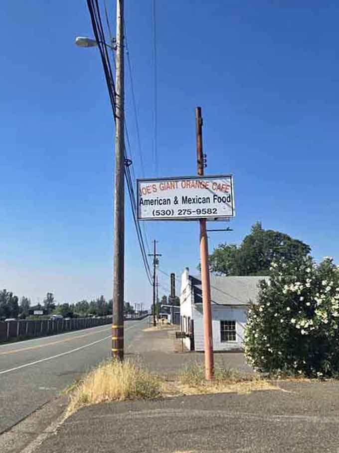 This sign promises both American and Mexican food, and somehow delivers excellence on both fronts simultaneously.