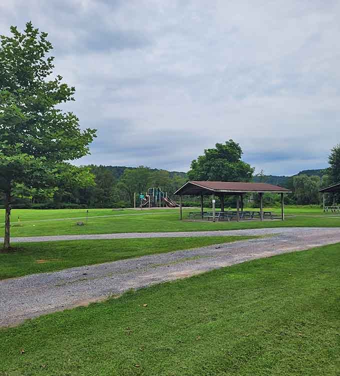 Parks with pavilions perfect for family gatherings where you can actually afford to feed everyone without panic.