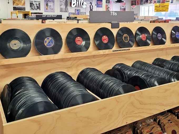 The 78 RPM section for serious collectors who appreciate music history in its most fragile form.
