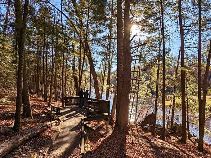 The observation deck offers prime viewing real estate where the admission price is absolutely free and the views priceless.