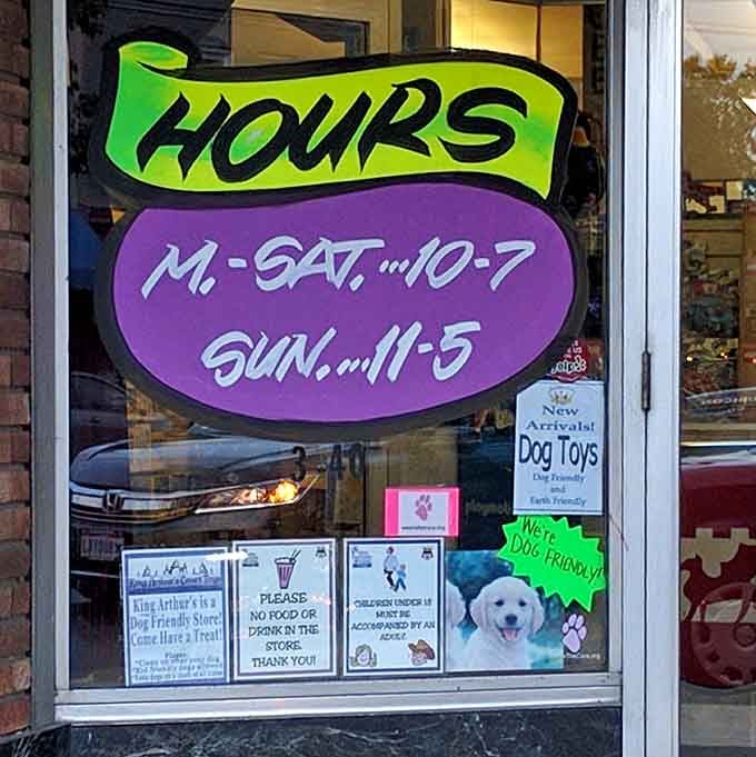 Open until 7 on Saturdays and dog-friendly too, because even Fido deserves a castle visit now and then.