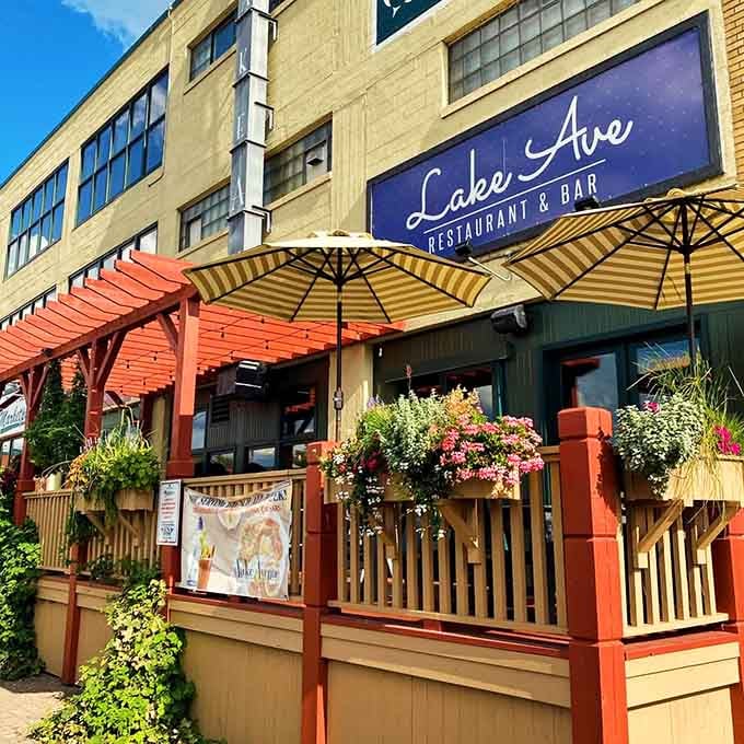 That blue sign marks the spot where farm-to-table dreams become delicious reality every single day.