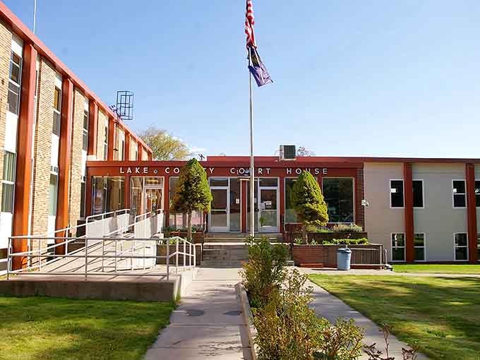 Lake County Courthouse stands as the civic heart of town, modern yet respectful of its surroundings.