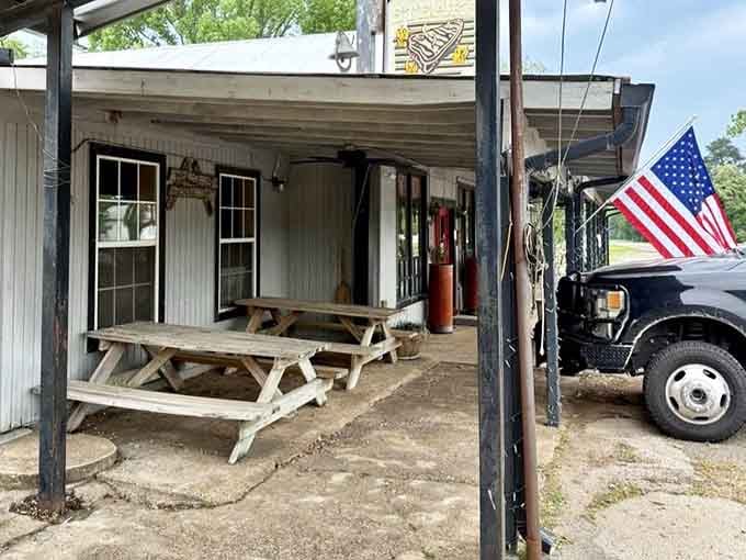 Outdoor seating for those perfect Texas evenings when dining al fresco feels like the only civilized option available.