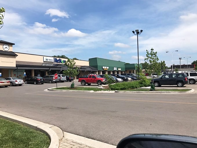 Plenty of parking means you can bring the truck for that amazing find you're definitely going home with.