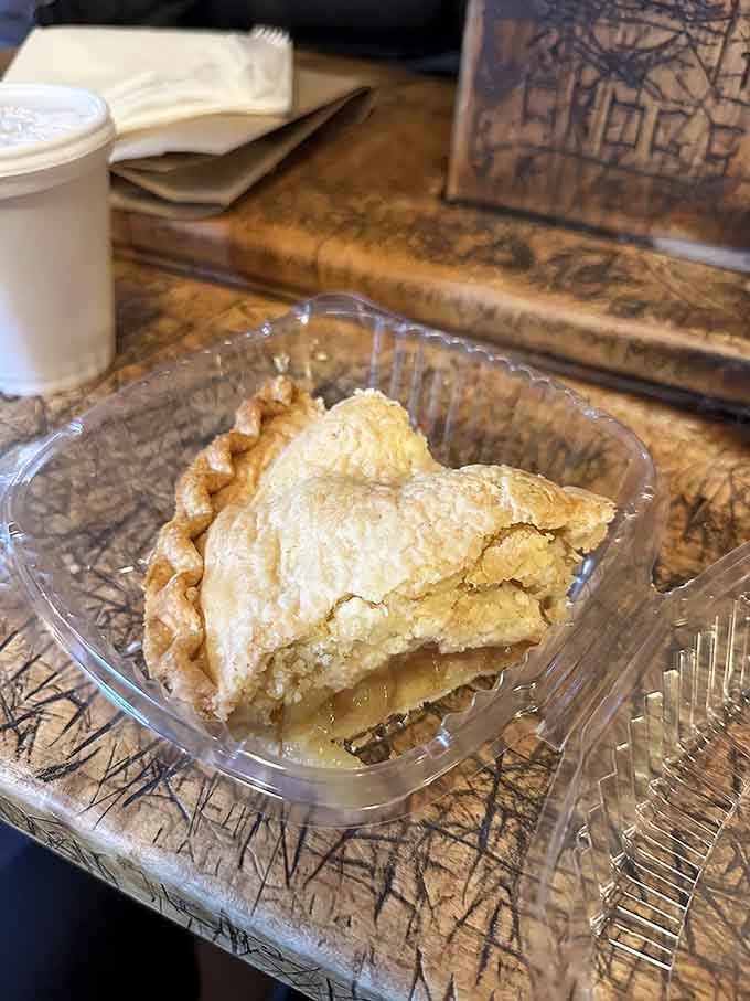 Apple pie that tastes like someone's great-grandmother made it, because that's essentially what's happening here daily.