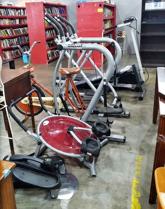 Exercise equipment offering zero excuses for skipping that resolution you made back in January.