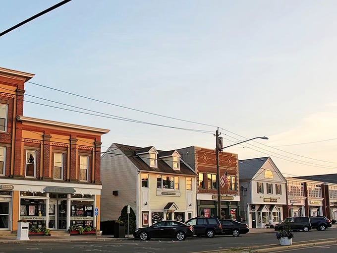 Main Street Madison, where every storefront seems to be competing for most photogenic building award.