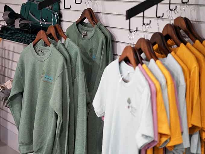 Even the merchandise looks good, because supporting local parks should come with souvenirs that don't scream "tourist trap."