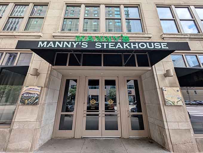 Walking through these doors means you're about to experience one of Minneapolis's finest steakhouse traditions firsthand.
