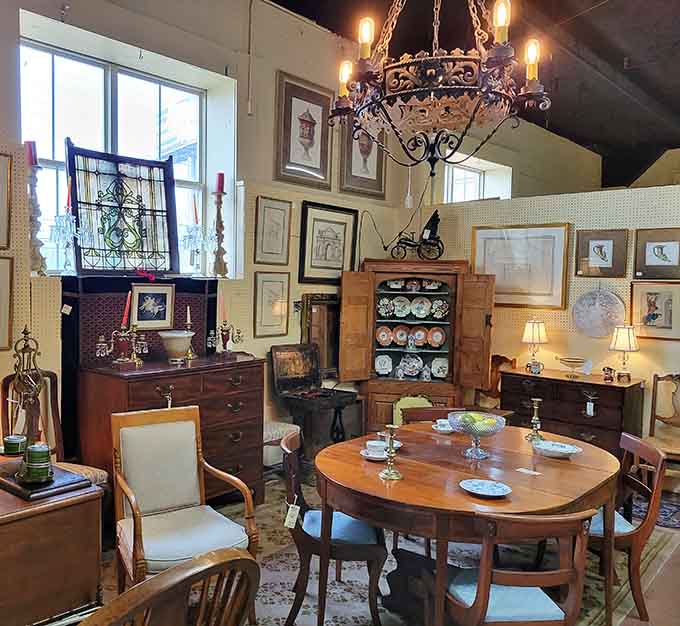 Dining tables, china cabinets, and wrought iron chandeliers create vignettes that make you rethink your entire home decor.