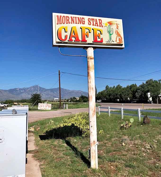 The roadside sign that beckons travelers off the highway and into a world of exceptional home cooking.