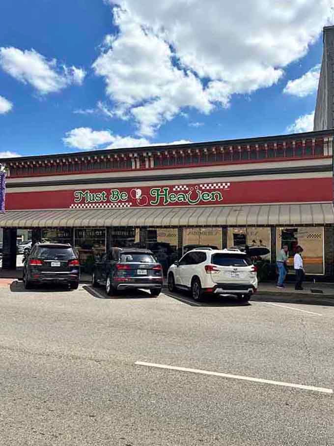 When the parking lot looks like this, you know you've found something worth the drive from anywhere.