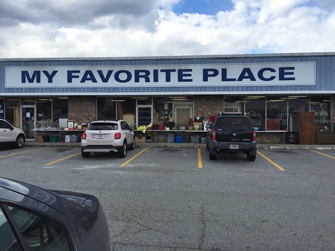 Another angle of this treasure trove shows why regulars keep coming back weekend after weekend.