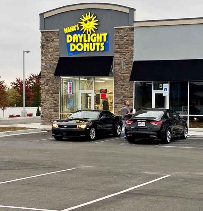 When the parking lot's this full before most people are awake, you know the secret's out.