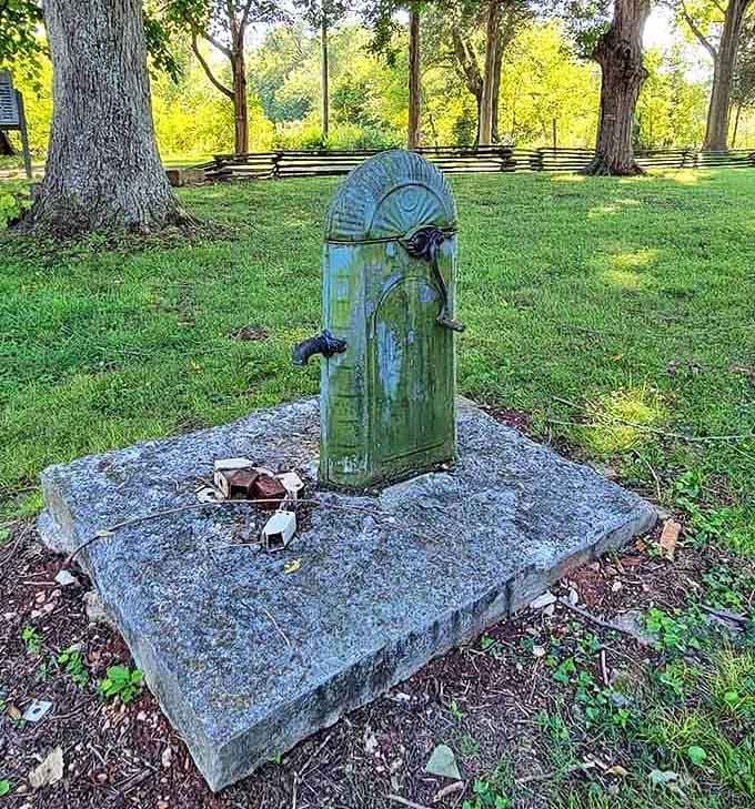 Before turning a faucet was an option, pumps like this made water access feel like a workout.
