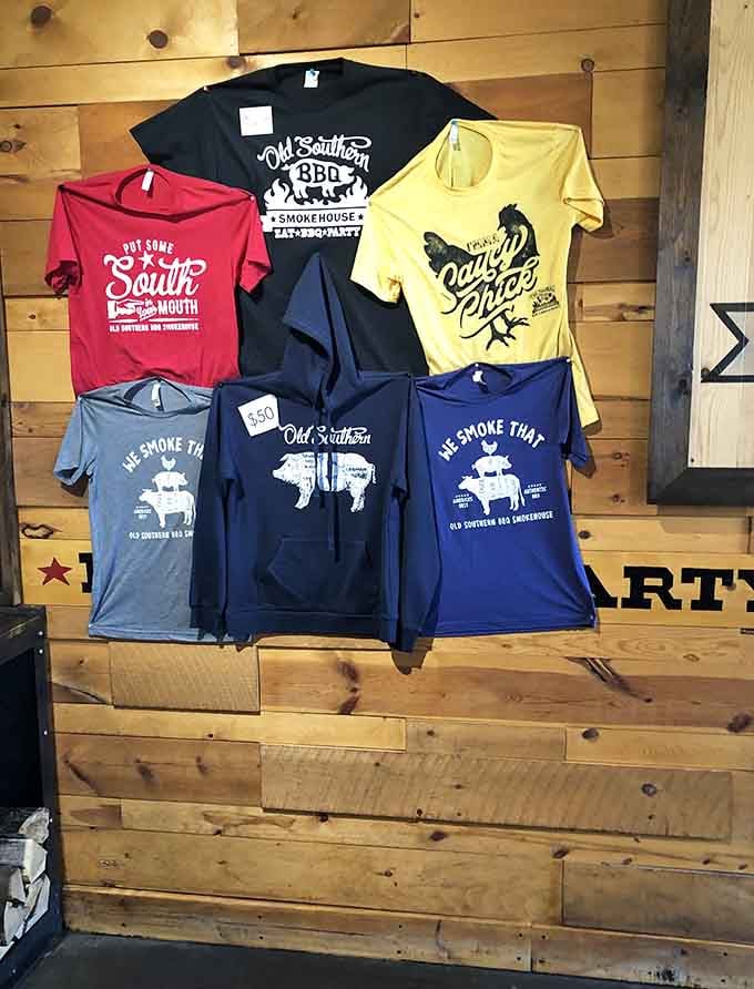 Wear your barbecue pride on your sleeve, literally, because some experiences deserve commemorative apparel and bragging rights.