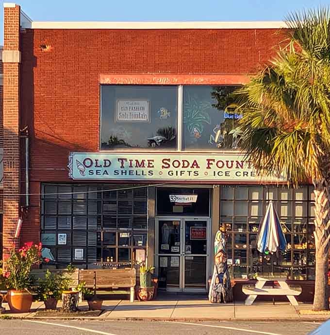 The welcoming exterior promises exactly what's inside: genuine nostalgia, handcrafted treats, and pure Florida coastal magic.