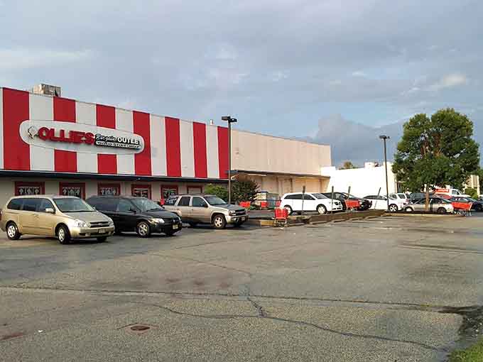 That parking lot vibe feels like a good omen for the deals waiting inside those cheerful striped walls today.