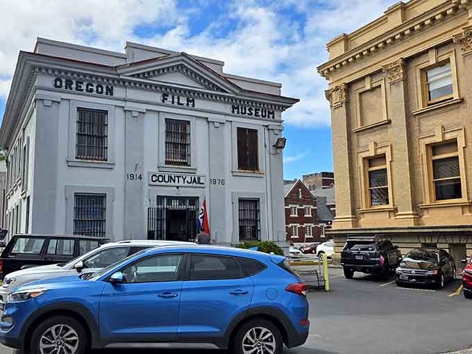 The historic facade stands proud downtown, where parking is easier than escaping from the Fratellis ever was.