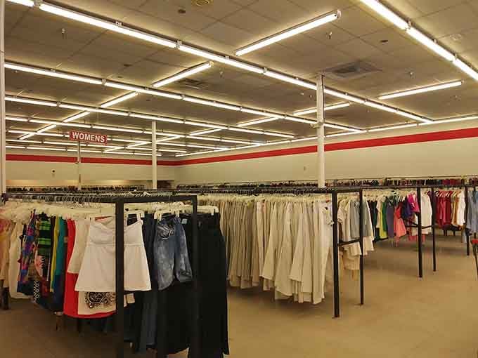 The women's section sprawls endlessly, offering enough options to rebuild your entire wardrobe before lunchtime and under budget.