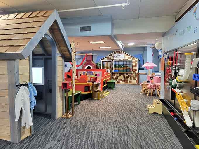 Discovery City Children's Museum where families can afford both rent and enriching experiences for their kids simultaneously.